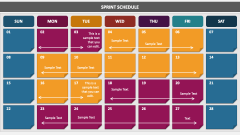 Sprint Schedule PowerPoint and Google Slides Template - PPT Slides