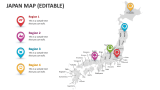 Japan Map PowerPoint Presentation Slides - PPT Template