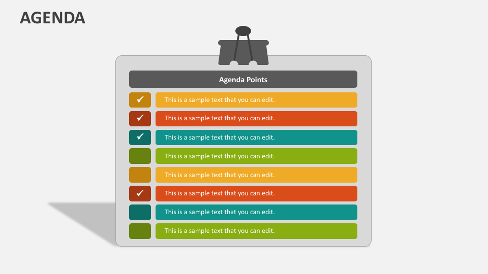 Agenda PowerPoint Presentation Slides - PPT Template