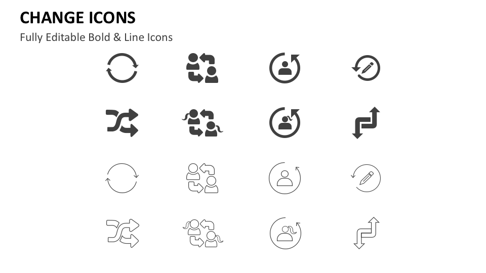 Change Icons PowerPoint Presentation Slides - PPT Template