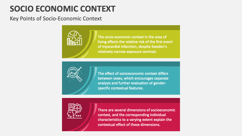 Socio Economic Context PowerPoint and Google Slides Template - PPT Slides Socio Economic Context PowerPoint and Google Slides Template - PPT Slides