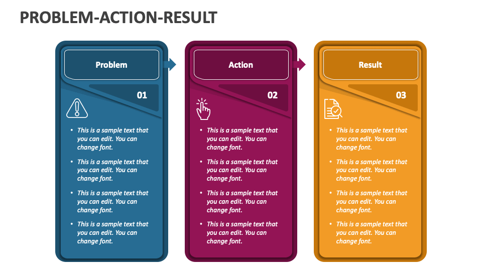 Problem Action Result PowerPoint Presentation Slides - PPT Template Problem Action Result PowerPoint Presentation Slides - PPT Template