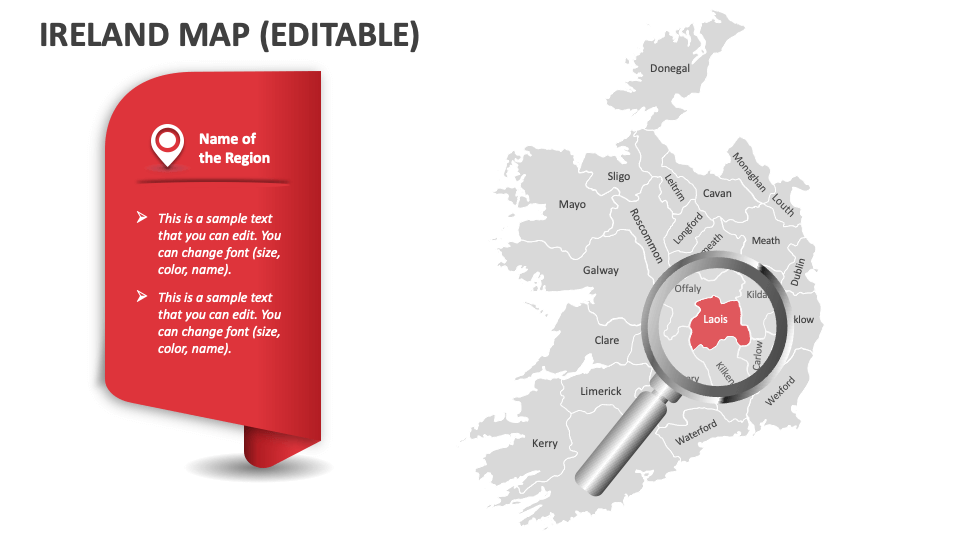 Ireland Map PowerPoint Presentation Slides - PPT Template