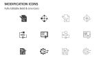 Modification Icons for PowerPoint and Google Slides - PPT Slides