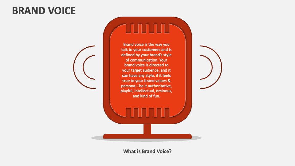 Brand Voice PowerPoint and Google Slides Template - PPT Slides