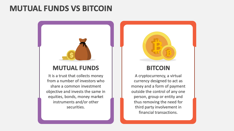 Mutual Funds Vs Bitcoin PowerPoint and Google Slides Template - PPT Slides Mutual Funds Vs Bitcoin PowerPoint and Google Slides Template - PPT Slides