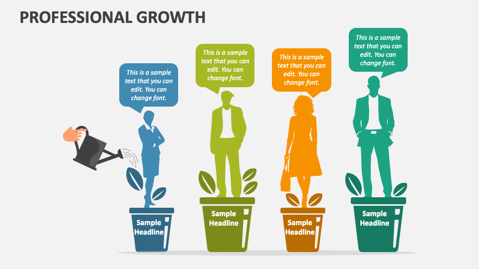 Professional Growth PowerPoint Presentation Slides - PPT Template