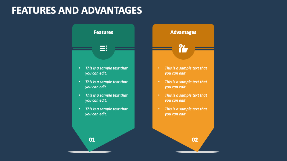 Features and Advantages PowerPoint and Google Slides Template - PPT Slides Features and Advantages PowerPoint and Google Slides Template - PPT Slides