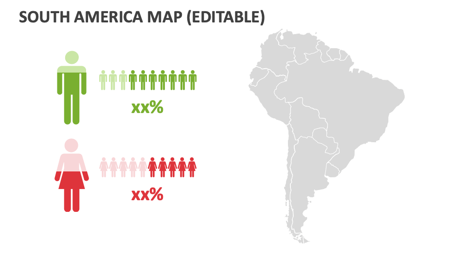 South America Map PowerPoint Presentation Slides - PPT Template