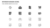 Interior Design Icons for PowerPoint and Google Slides - PPT Slides