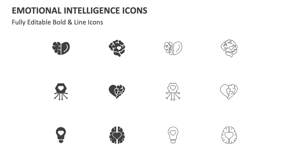 Emotional Intelligence Icons for PowerPoint and Google Slides - PPT Slides