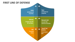 First Line of Defense PowerPoint Presentation Slides - PPT Template