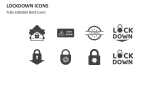 Lockdown Icons for PowerPoint and Google Slides - PPT Slides