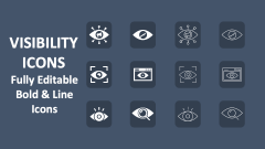 Visibility Icons for PowerPoint and Google Slides - PPT Slides
