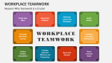 Workplace Teamwork PowerPoint and Google Slides Template - PPT Slides