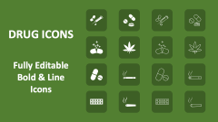 Drug Icons for PowerPoint and Google Slides - PPT Slides