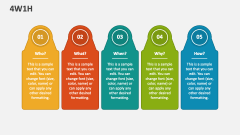 4W1H PowerPoint Presentation Slides - PPT Template