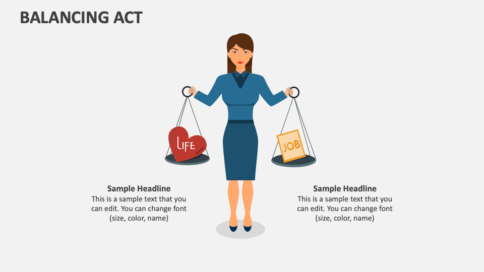 Balancing Act PowerPoint and Google Slides Template - PPT Slides