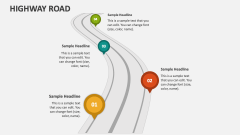 Highway Road PowerPoint and Google Slides Template - PPT Slides