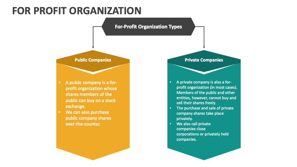 For Profit Organization PowerPoint and Google Slides Template - PPT Slides