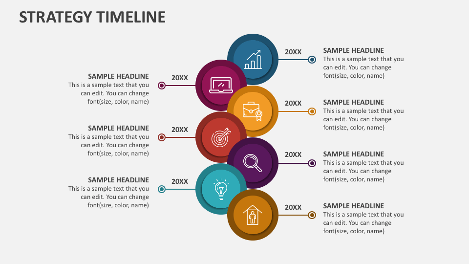 Strategy Timeline PowerPoint Presentation Slides - PPT Template