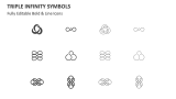 Triple Infinity Symbols for PowerPoint and Google Slides - PPT Slides