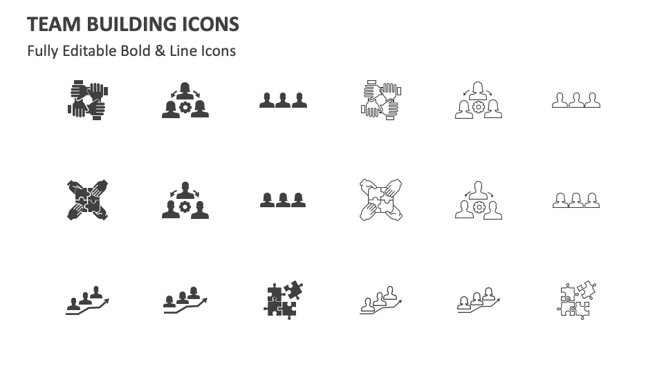 Team Building Icons for PowerPoint and Google Slides - PPT Slides