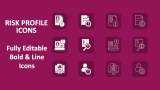 Risk Profile Icons for PowerPoint and Google Slides - PPT Slides