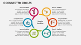 6 Connected Circles PowerPoint and Google Slides Template - PPT Slides