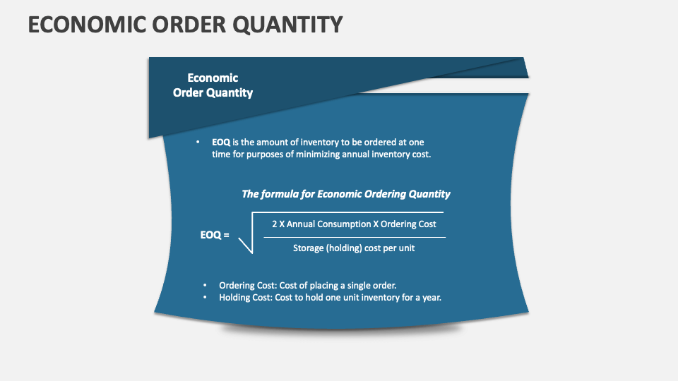 Economic Order Quantity PowerPoint and Google Slides Template - PPT Slides Economic Order Quantity PowerPoint and Google Slides Template - PPT Slides