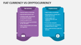 Fiat Currency Vs Cryptocurrency PowerPoint and Google Slides Template - PPT Slides