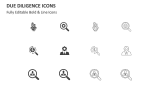Due Diligence Icons for PowerPoint and Google Slides - PPT Slides