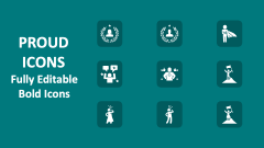 Proud Icons for PowerPoint and Google Slides - PPT Slides