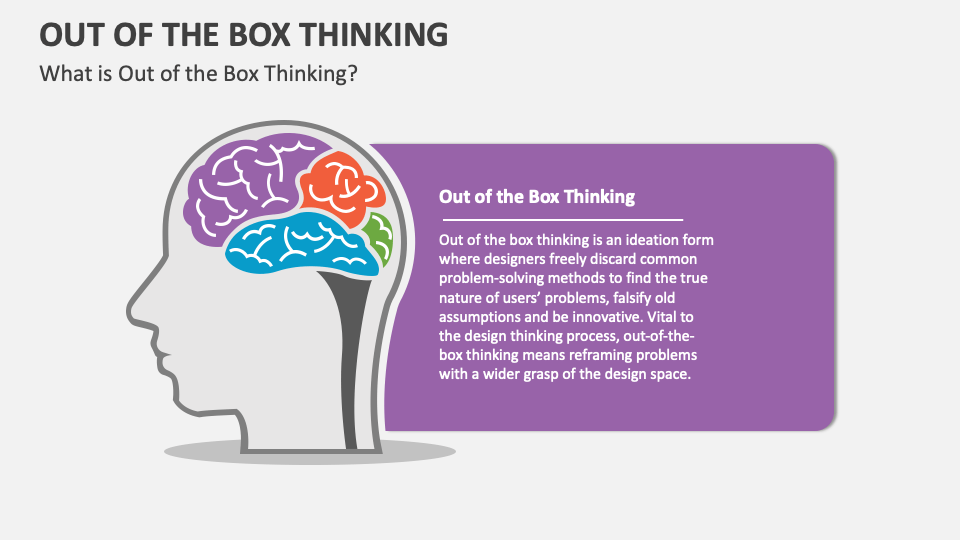 Out of the Box Thinking PowerPoint and Google Slides Template - PPT Slides