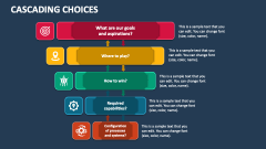 Cascading Choices PowerPoint and Google Slides Template - PPT Slides