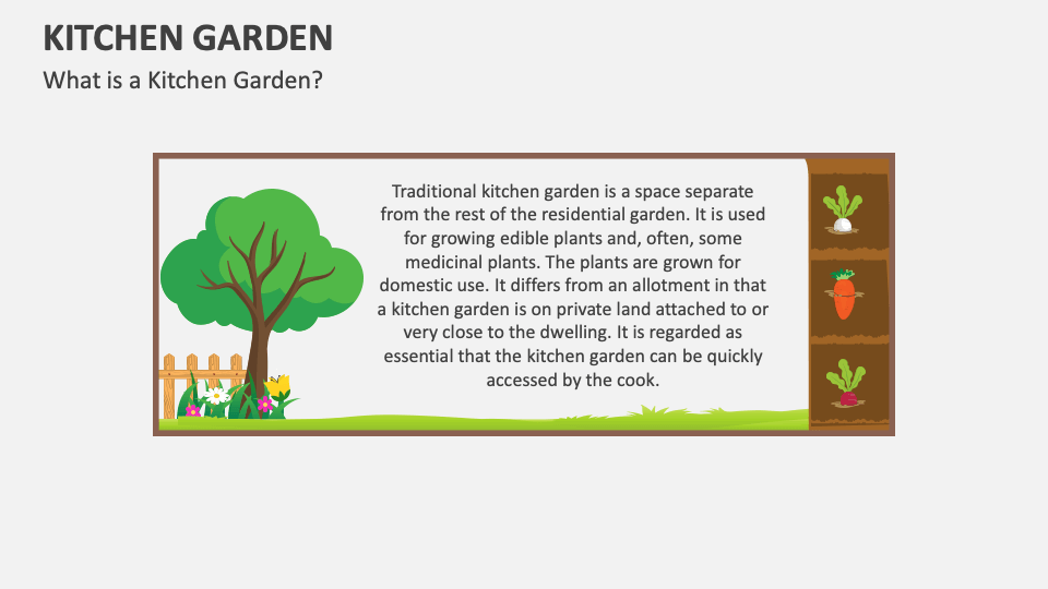 Kitchen Garden PowerPoint and Google Slides Template - PPT Slides