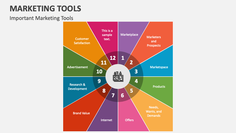 Marketing Tools PowerPoint and Google Slides Template - PPT Slides