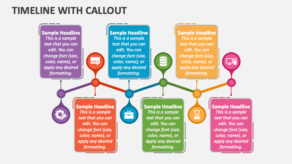 Timeline with Callout PowerPoint and Google Slides Template - PPT Slides