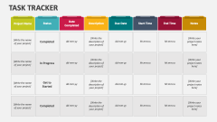 Task Tracker PowerPoint and Google Slides Template - PPT Slides