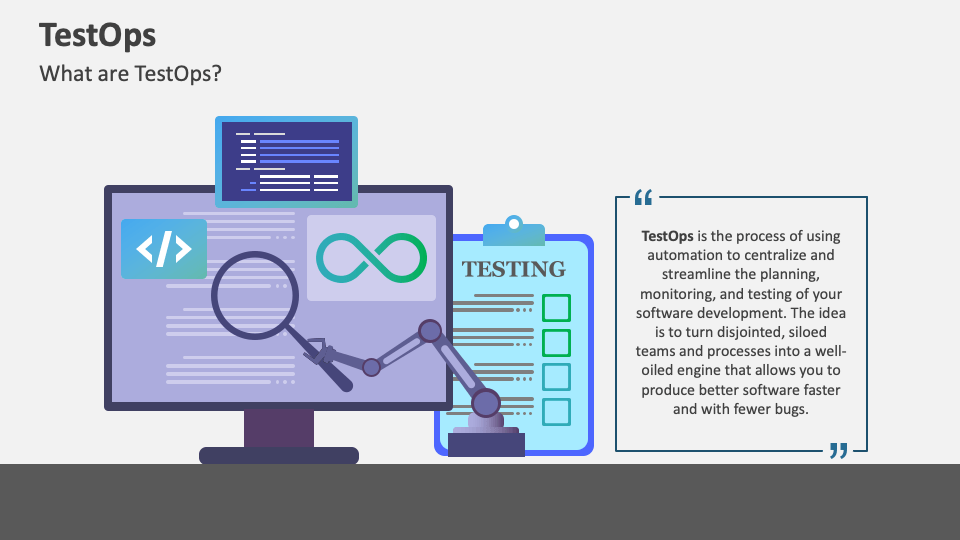 TestOps PowerPoint and Google Slides Template - PPT Slides