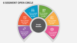 6 Segment Open Circle PowerPoint and Google Slides Template - PPT Slides