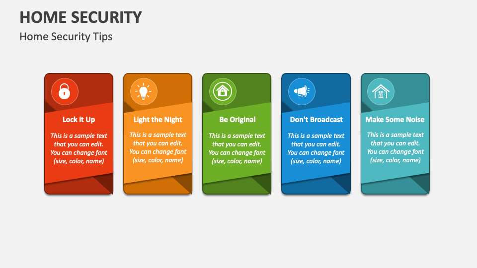 Home Security PowerPoint and Google Slides Template - PPT Slides