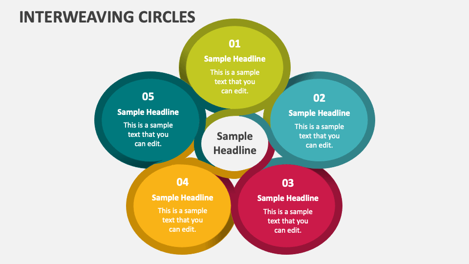 Interweaving Circles PowerPoint Presentation Slides - PPT Template