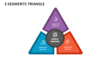 3 Segments Triangle PowerPoint Presentation Slides - PPT Template