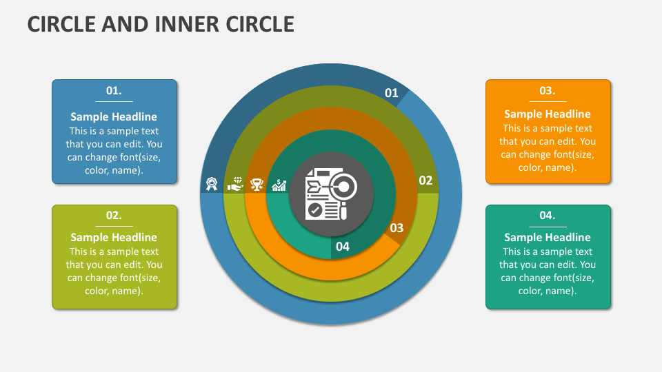 Circle and Inner Circle PowerPoint Presentation Slides - PPT Template