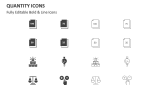 Quantity Icons for PowerPoint and Google Slides - PPT Slides