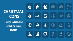 Christmas Icons for PowerPoint and Google Slides - PPT Slides