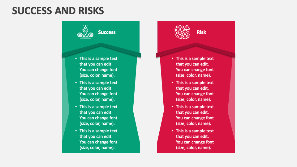 Success and Risks PowerPoint Presentation Slides - PPT Template