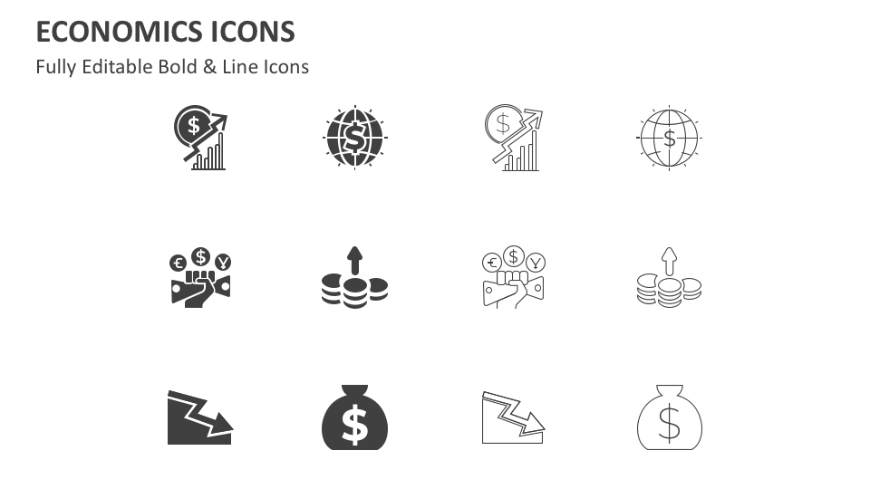 Economics Icons PowerPoint Presentation Slides - PPT Template