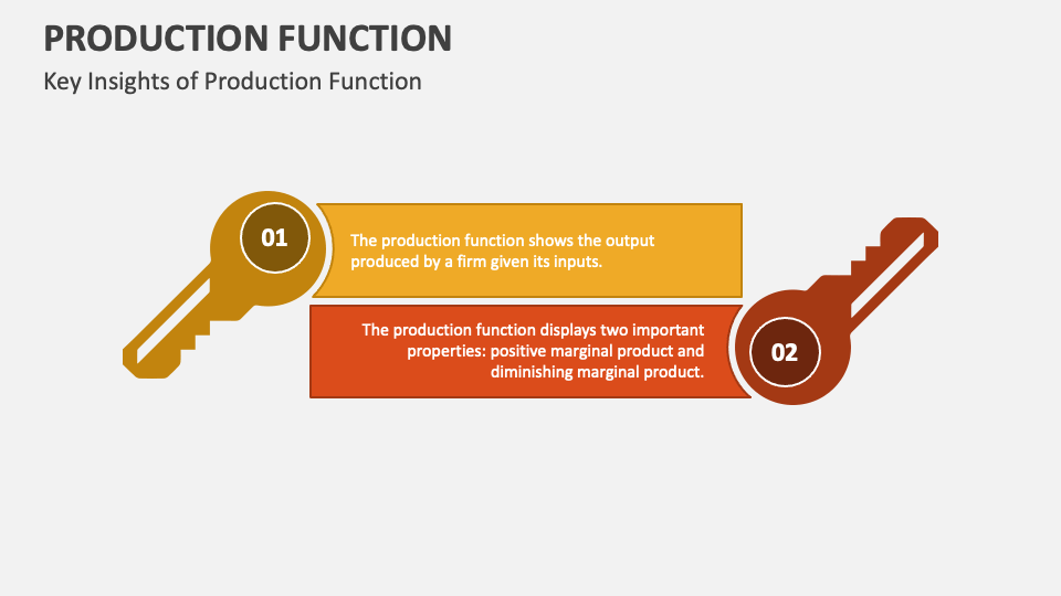 Production Function PowerPoint Presentation Slides - PPT Template